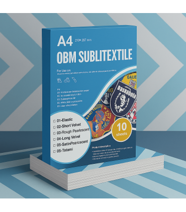 Sublitextil 10 hjs. Elasticado A4